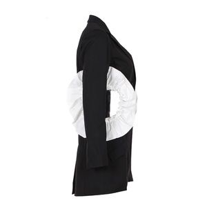 M Signature Label Collection | Jackets & Coats | Black White Ruffle ...